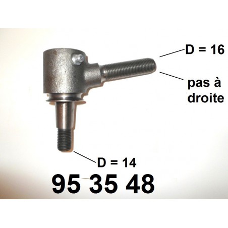 Rotule de direction droite.